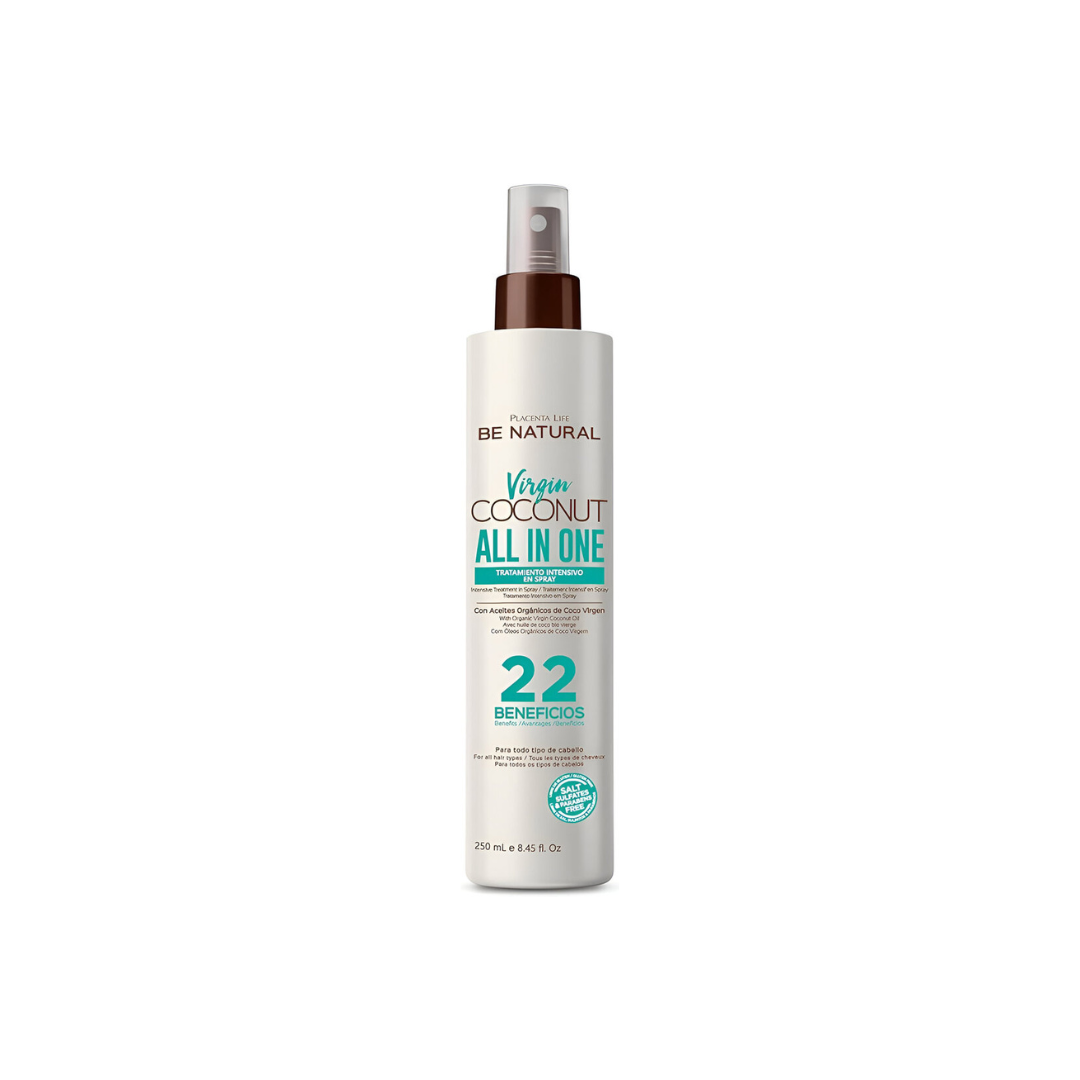 Be Natural Virgin Coconut All In One 22 Beneficios 250ML – Kumulo Cosmetics